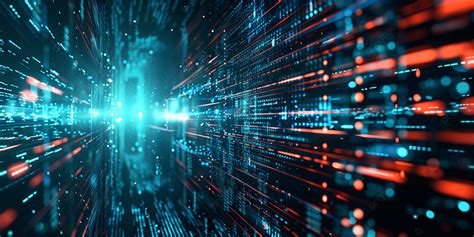 Digital Network And Computing Background In Vibrant Colors Illustrating The Fastpaced Digital Network And Computing Background In Vibrant Colors Illustrating The Fastpaced