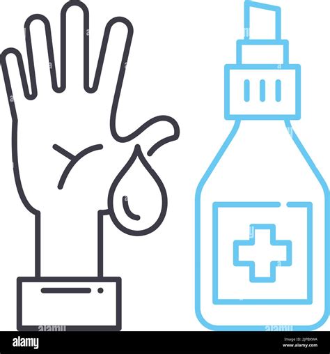 Online Doctor Consultation Line Icon Outline Symbol Vector Illustration Concept Sign Stock