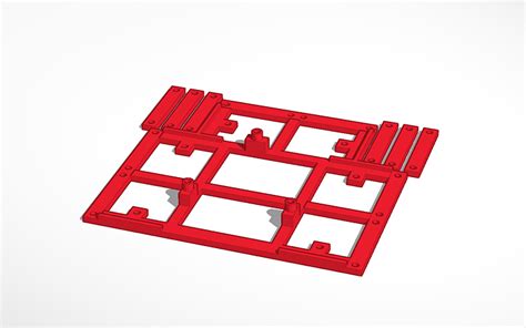 3d Design Stm32 Nucleo F411 Board Support With Wires Holders Tinkercad