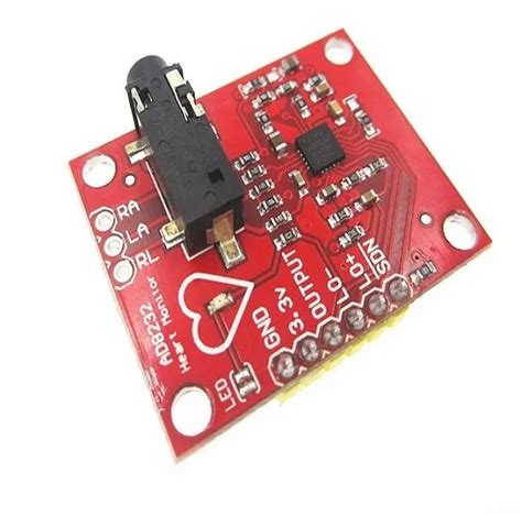 Ecg Module Ad8232 Heart Ecg Monitoring Sensor Module Kit Mechblock