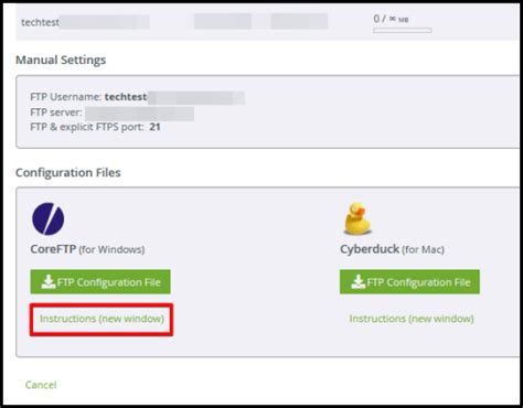 Getting Started Guide For FTP Setup Access