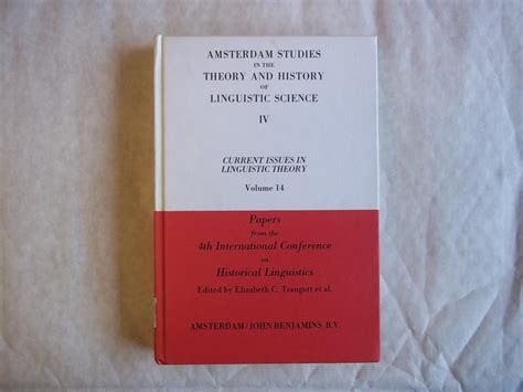 Current Issues In Linguistic Theory Volume 14 Papers From The Fourth International Conference