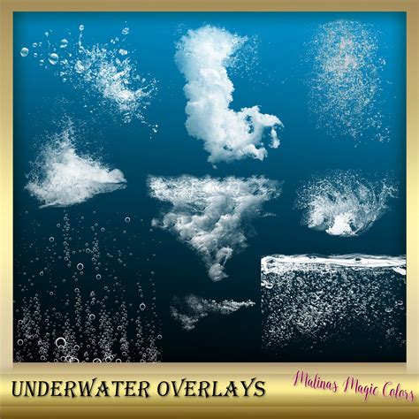 Realistic Underwater Overlays Realistic Underwater Bubbles Water