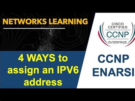 Configure IPv6 Addresses In 4 Different Ways CCNP YouTube