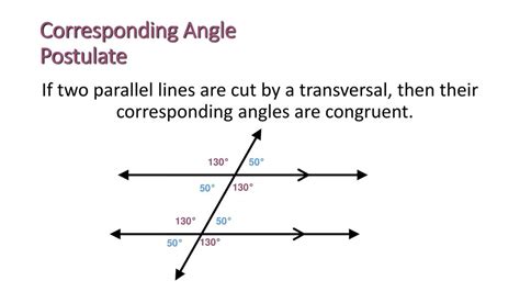 Warm Up Word Bank Vertical Angles Congruent Angles Linear Pair Parallel