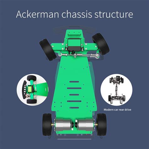 Mua Yahboom Diy Smart Robot Chassis Ackerman Chassis For Arduino Raspberry Pi 5 4b Jetson Nano