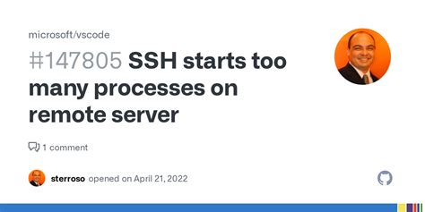 Ssh Starts Too Many Processes On Remote Server · Issue 147805