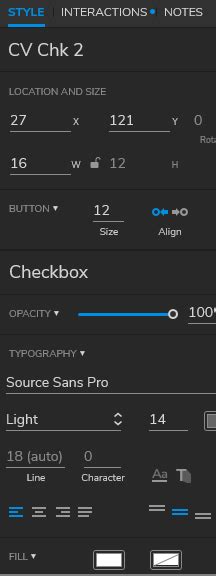 How To Set Checkbox Radio Button Size In Widget Style Manager Axure