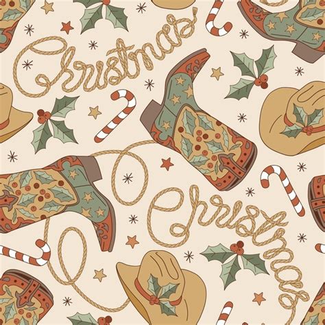 Cute Western Christmas Wallpaper For A Festive Touch