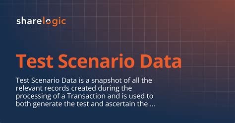 Test Scenario Data Unifi Documentation