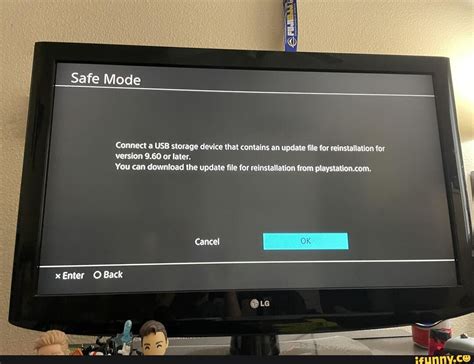 Safe Mode Connect A USB Storage Device That Contains An Update File For Reinstallation For