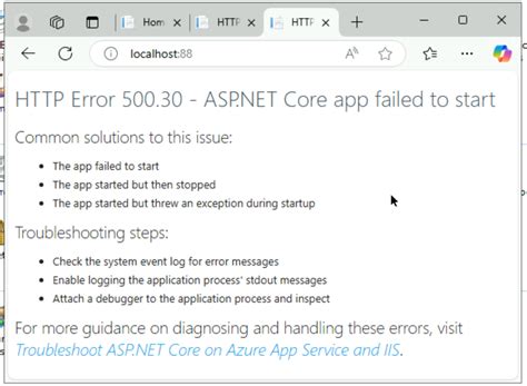 Aspnet Core Application Not Running After Upgrading From Net 6 To Net 78 Stack Overflow