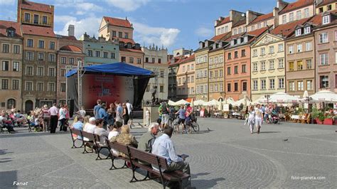 Рыночная площадь Старого города Варшава Мазовецкое воеводство Фотопланета