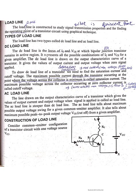 SOLUTION Load Line Of A Transistor Studypool