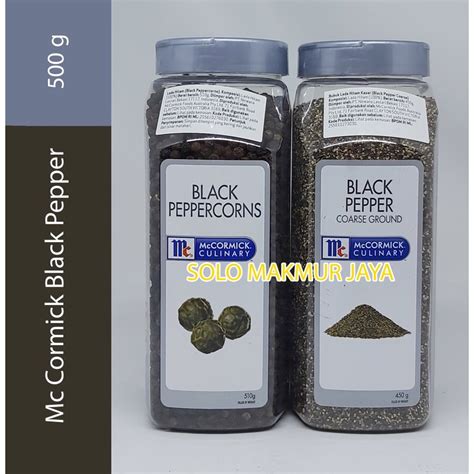 Jual Mccormick Mc Cormick Blackpepper Black Pepper Lada Hitam 500 G
