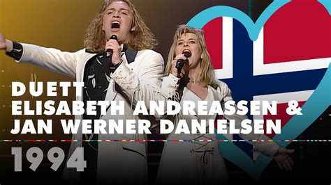 Duett Elisabeth Andreassen And Jan Werner Danielsen Norway 1994 Eurovision Song Contest Hd