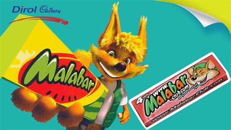 Реклама жвачки МАЛАБАР (2007, из журнала) - YouTube