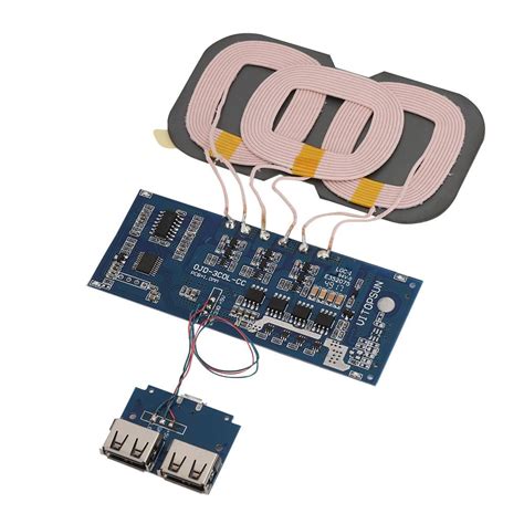 Tebru DIY QI Standard Wireless Charger 3 Coil Wireless Charging Transmitter Module Board 3 Coil