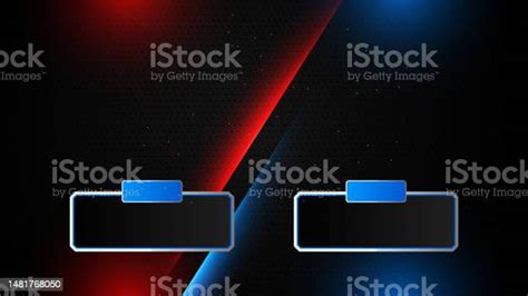 대 대 대 파랑 및 빨간색 조명 하프 톤 게임 전투 싸움 경쟁 경기 스포츠 콘테스트 팀 챔피언십 전투 결투 토너먼트 및 3d