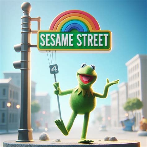 Kermit Holds The Sesame Street Logo By Mnwachukwu16 On Deviantart