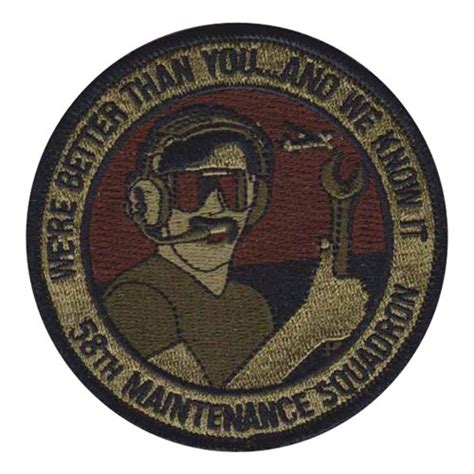 58 Mxs Friday Ocp Patch 58th Maintenance Squadron Patches