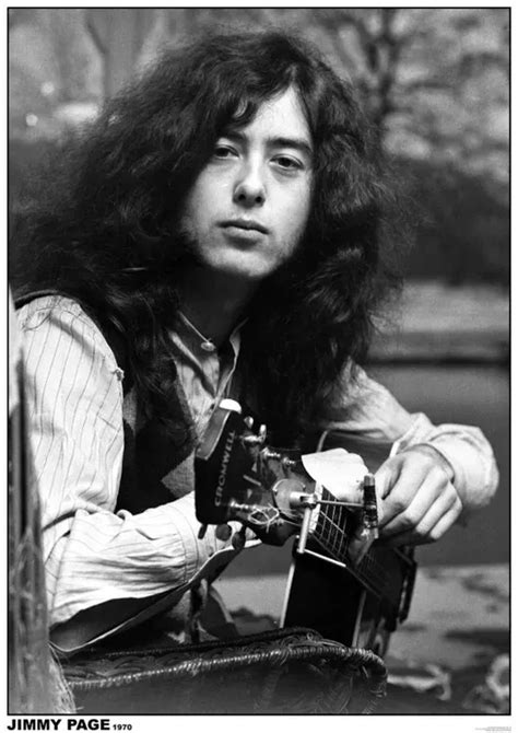 Poster Led Zeppelin Jimmy Page Guitar 1970 Wall Art 3 1 Free