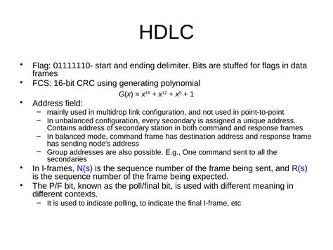 hdlc and ppp