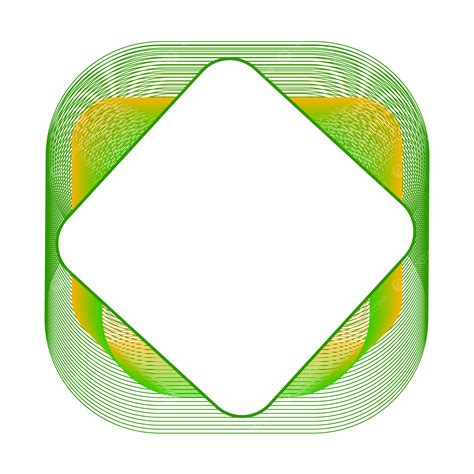 Abstract Frame Border Design Vector Green Border Abstract Creative Border Png And Vector With