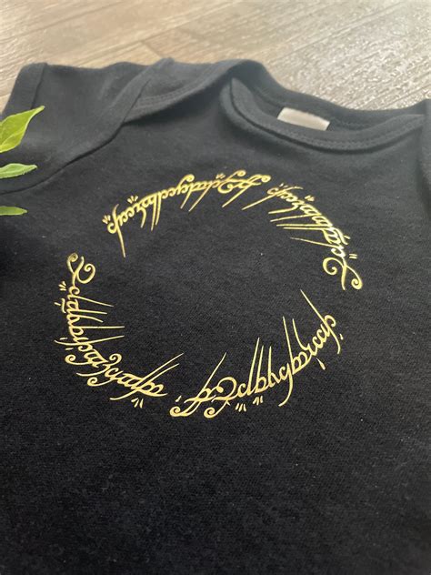 Lord Of The Rings Onesie Ring Of Power The Hobbit Lord Etsy