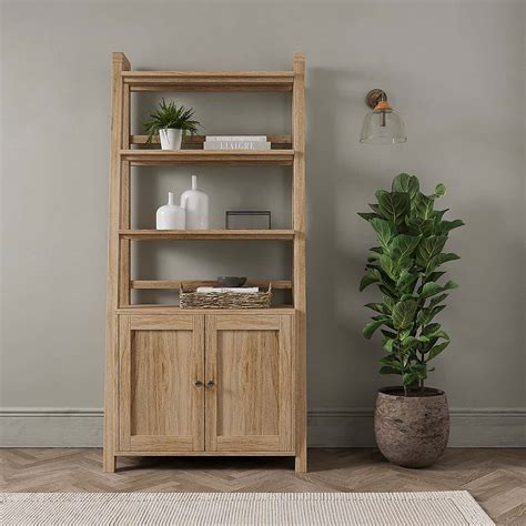 Olney Storage Ladder Shelf Stone Dunelm