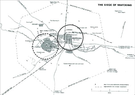 Map Of Mafikeng With The Stadt That Was Occupied By The Barolong Download Scientific Diagram