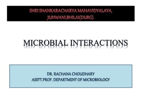 Plant Microbe Interaction Pptx