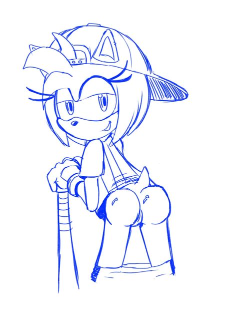 Rule 34 All Star Amy Amy Rose Anthro Ass Eulipotyphlan Hedgehog
