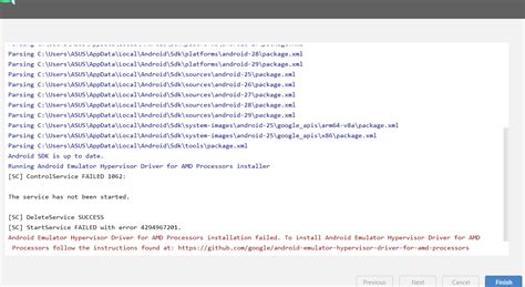 Not Able To Install Android Emulator For Amd Issue Google Android Emulator Hypervisor