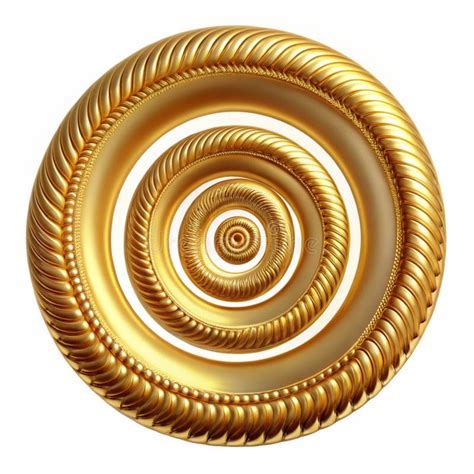 Golden Spiral Stock Illustration Illustration Of White 367117242