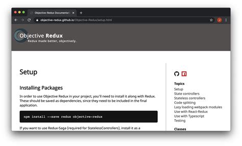 Objective Redux Documentation