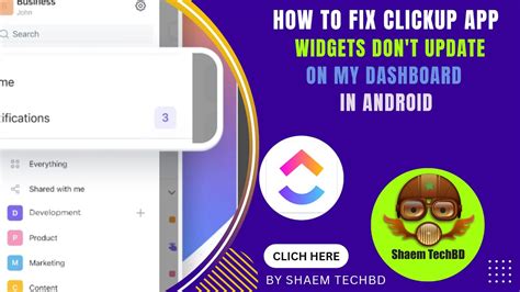 How To Fix Clickup App Widgets Dont Update On My Dashboard In Android After New Updates Youtube