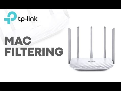 Enable Mac Filtering On Tp Link Routers Access Control On Tp Link