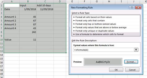 Auto Format Formulas In Excel A4 Accounting