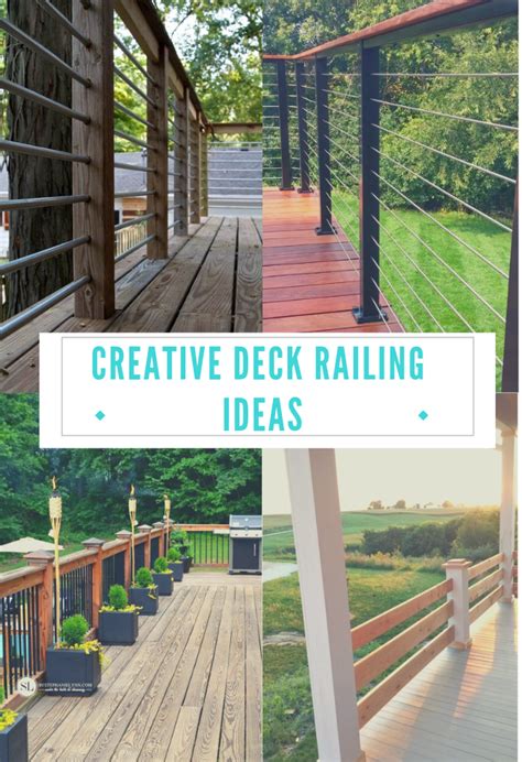 17 Creative Deck Railing Ideas For Your Beautiful Porch
