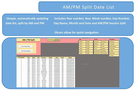 Date List Template Excel Spreadsheet Planner Schedule Plan Organiser Event Management Etsy