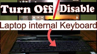 How To Disable Laptop Internal Keyboard Laptop Ke Internal Keyboard Ko Turn Off Kaise Karein Rv