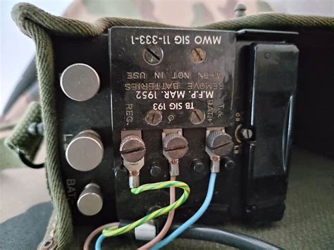 Téléphone De Campagne E E 8 Toile Signal Corps