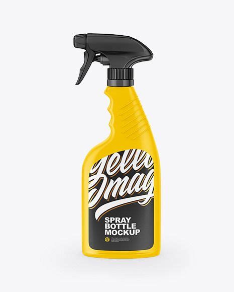 Plastic Trigger Spray Bottle Mockup Bottle Mockup Spray Bottle Trigger Spray