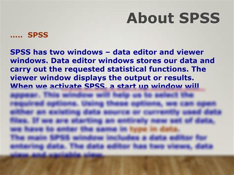 Solution Spss For Data Analysis Data Entry In Spss Data Analysis Tools In Spss Calculation Of