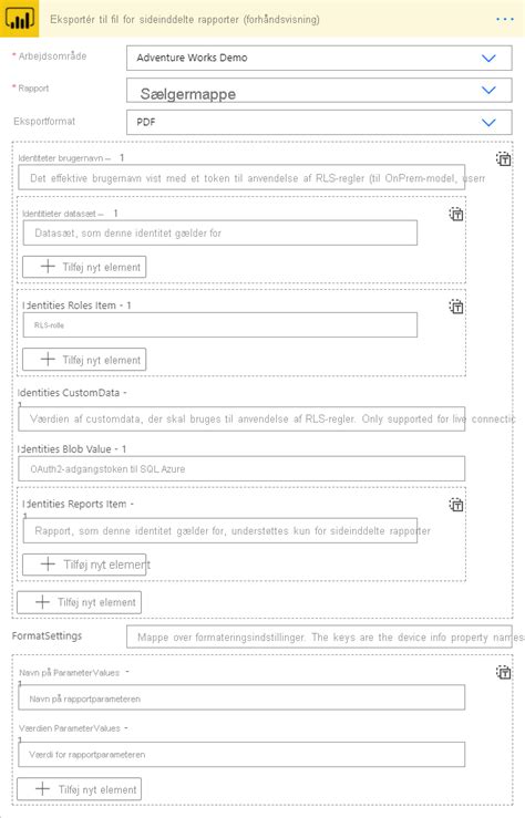 Gem En Sideinddelt Rapport I En Lokal Mappe Med Power Automate Power Bi Microsoft Learn