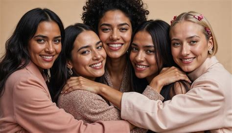Portrait De Femmes Pour La Journée De La Femme Image Générée à Base Dia