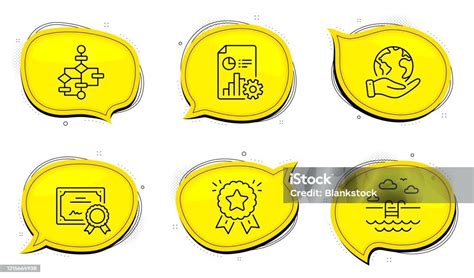 수영장 블록 다이어그램 및 순위 별 아이콘 세트 보고서 기호 분지 알고리즘 경로 우승자 메달 벡터 원형 차트에 대한 스톡 벡터