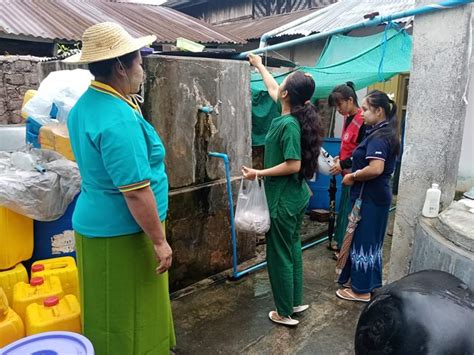 မိုင်းငေါ့မြို့တွင် သွေးလွန်တုပ်ကွေးရောဂါ ကြိုတင်ကာကွယ်ရေးလုပ်ငန်းများ ကွင်းဆင်းဆောင်ရွက