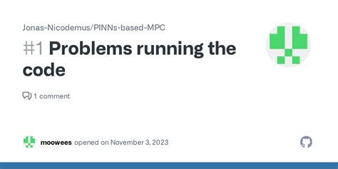 Problems Running The Code Issue Jonas Nicodemus Pinns Based Mpc Github